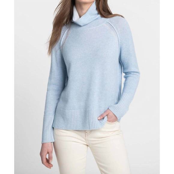 Kinross | Sweaters | New Kinross Ladies Cashmere Plaited Funnel In ...